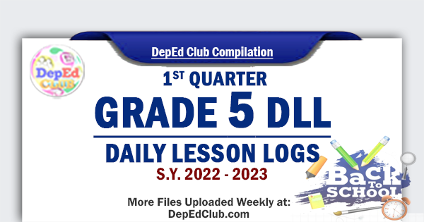 1st Quarter Grade 5 Daily Lesson Log The Deped Teachers Club